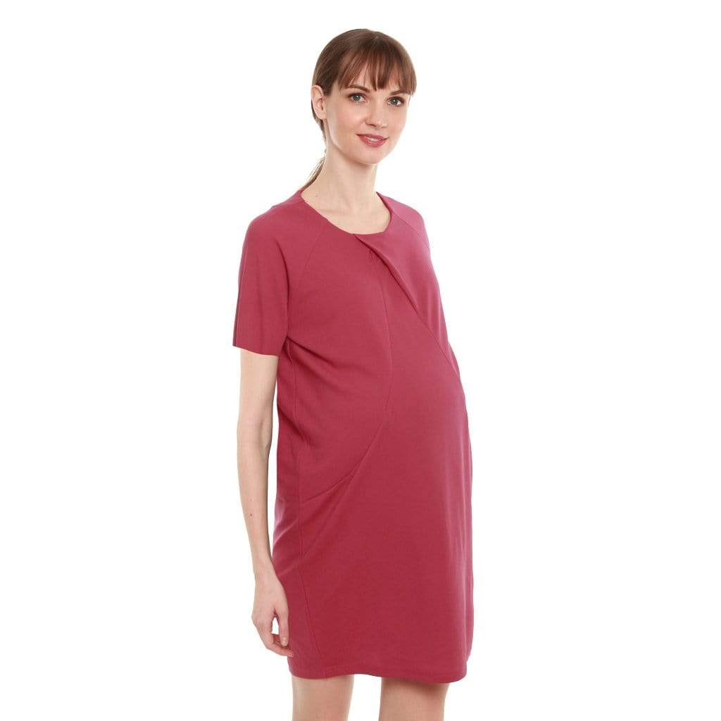 Nursing Dress | Spring Maternity Daru Dress Red | Shop Bove Singapore
